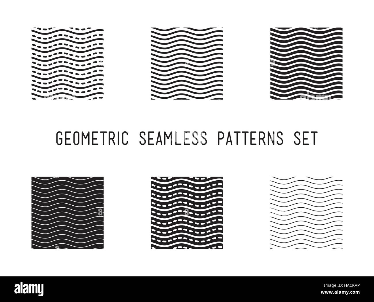 Universal vector lineal geometric wave seamless pattern Stock Vector ...