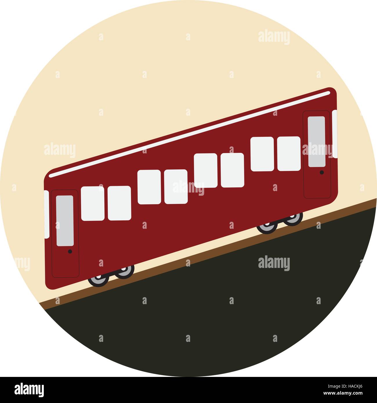 Funicular railway view Stock Vector Images - Alamy