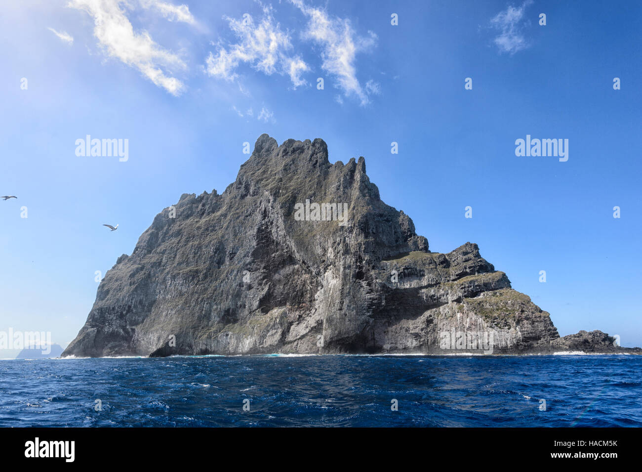 Ball's Pyramid, a 562 metres (1,844 ft) high ancient volcano, lies 20km ...