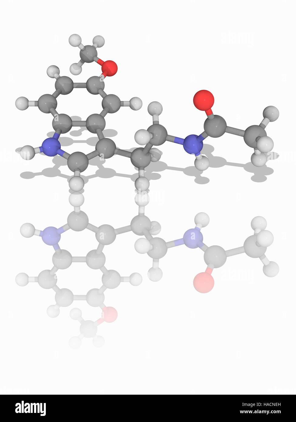 Melatonin structure hi-res stock photography and images - Alamy