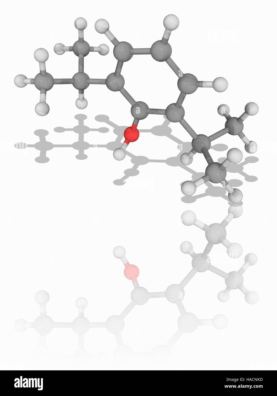 Propofol anesthetic drug chemical structure hi-res stock photography ...