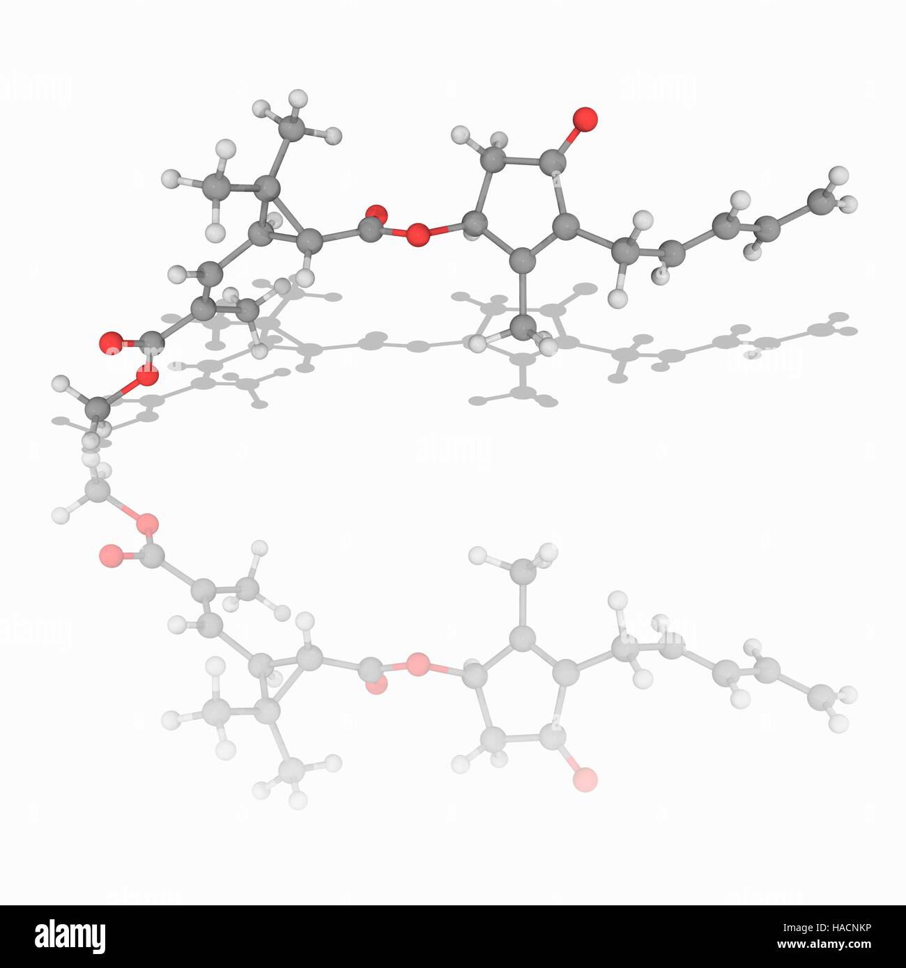 Pyrethrin chemical structure hi-res stock photography and images - Alamy