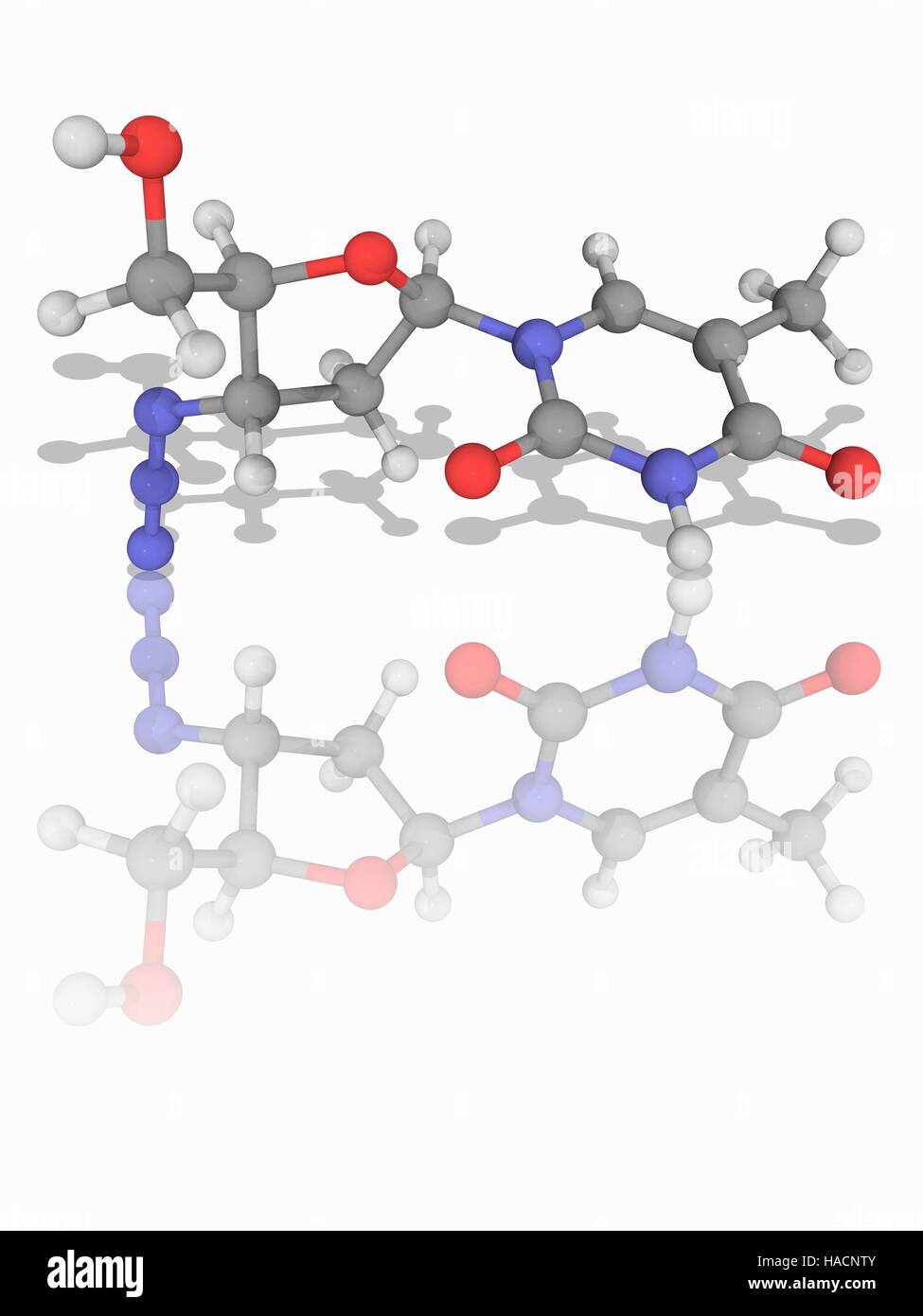 Zidovudine molecular hi-res stock photography and images - Alamy