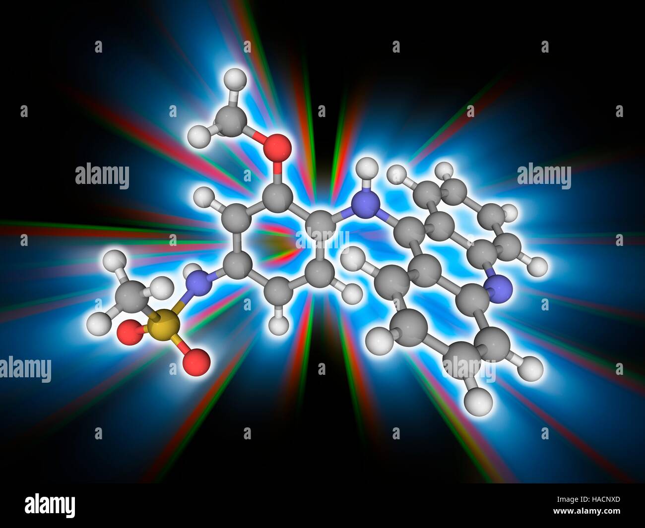 Amsacrine molecular hi-res stock photography and images - Alamy