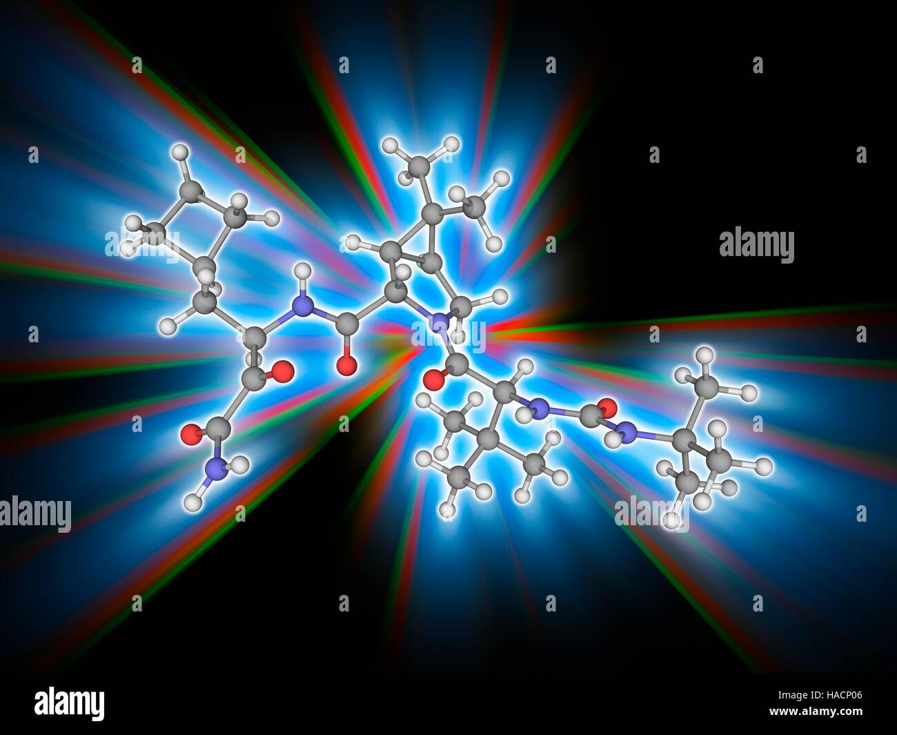Boceprevir molecular hi-res stock photography and images - Alamy