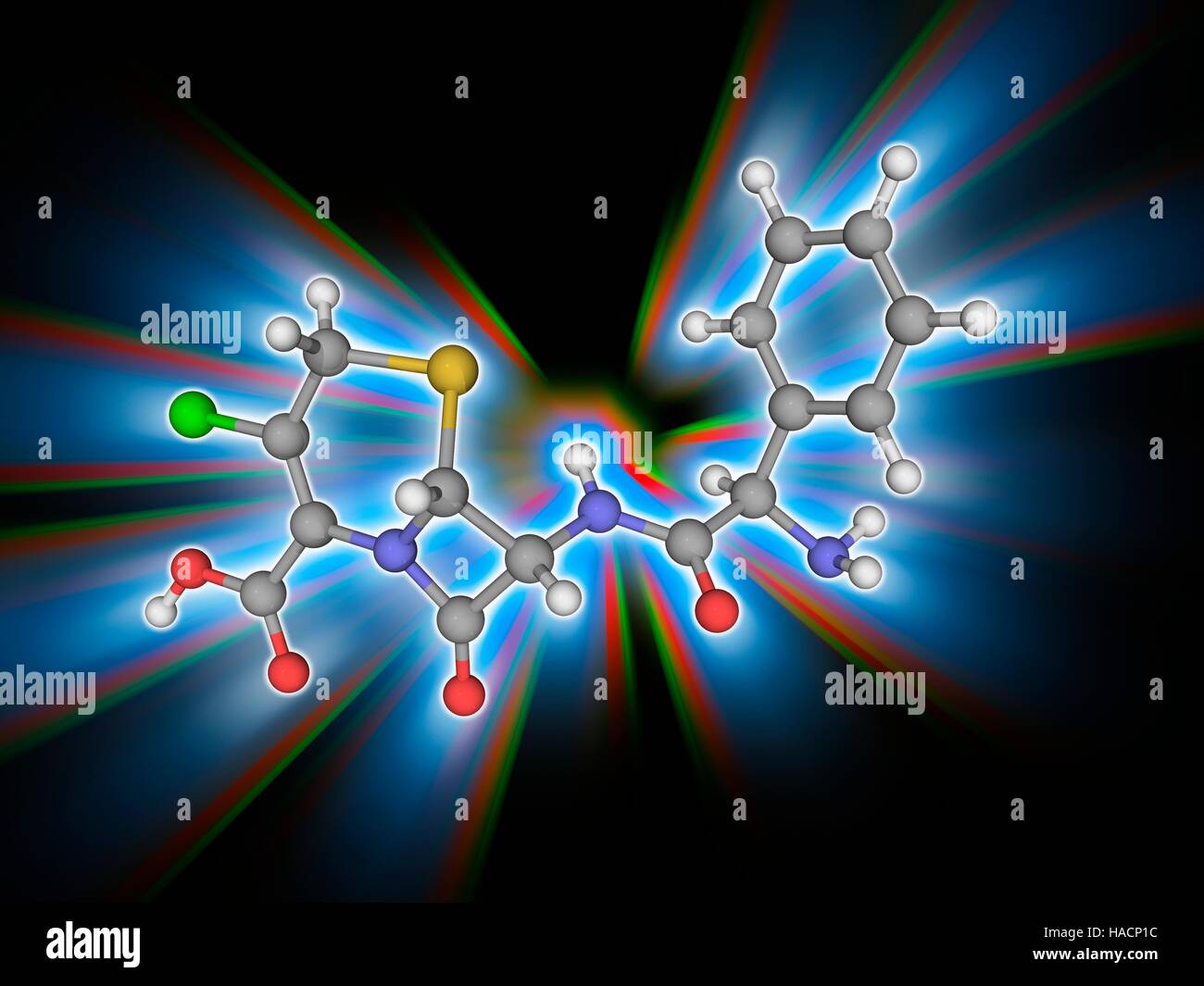 Cefaclor molecular hi-res stock photography and images - Alamy
