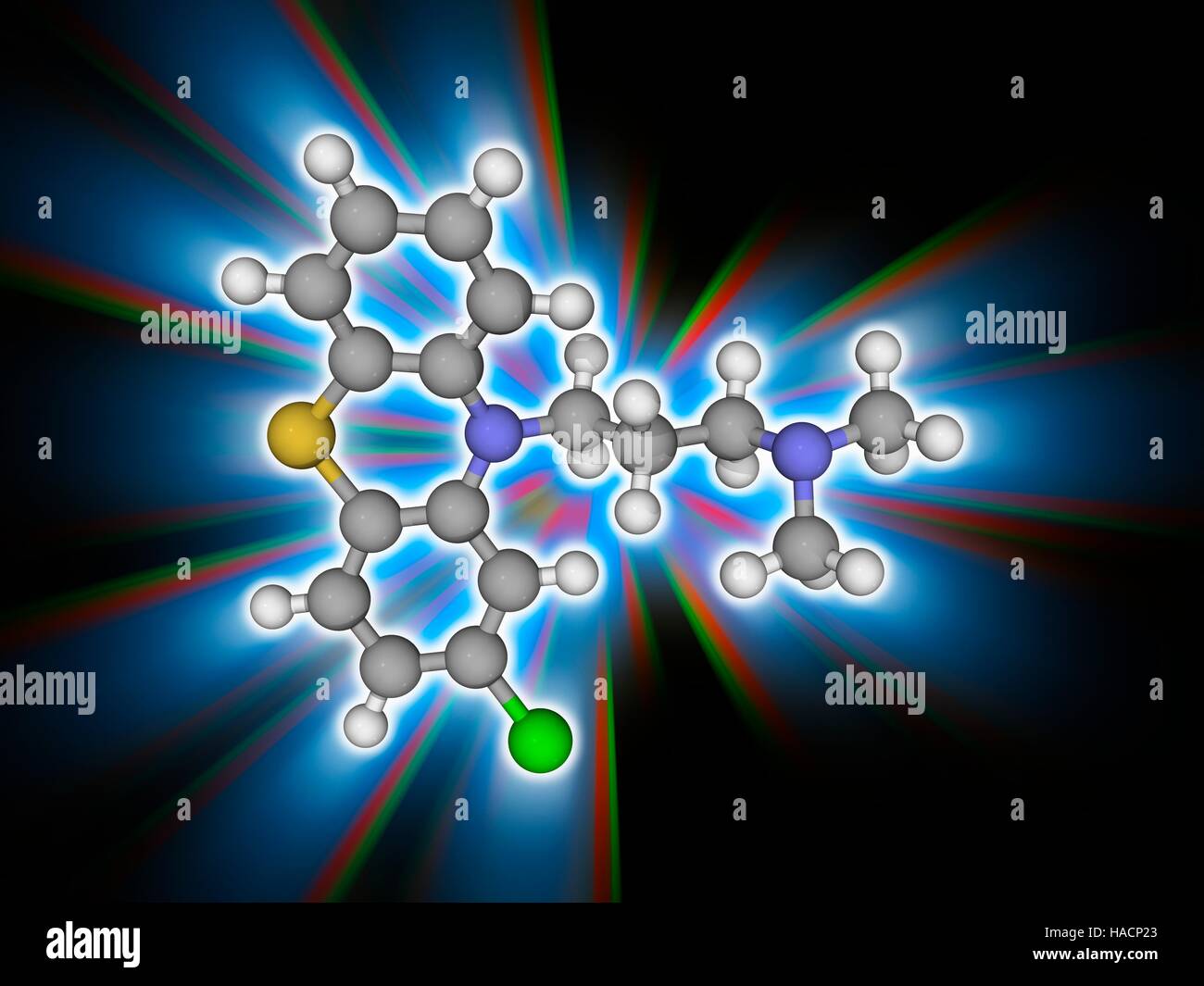 Chlorpromazine molecular hi-res stock photography and images - Alamy