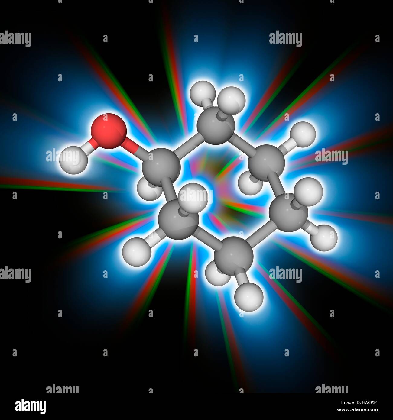 Cyclohexanol molecular hi-res stock photography and images - Alamy