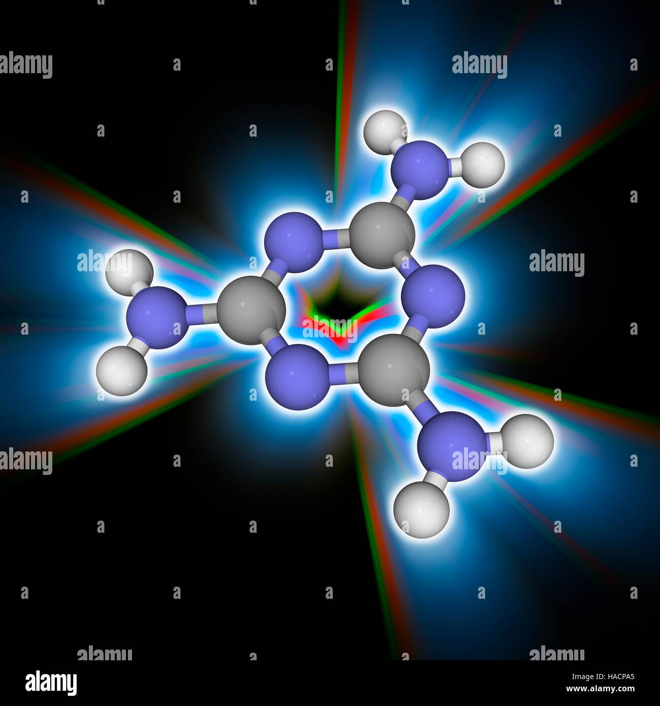 Melamine molecule hi-res stock photography and images - Alamy