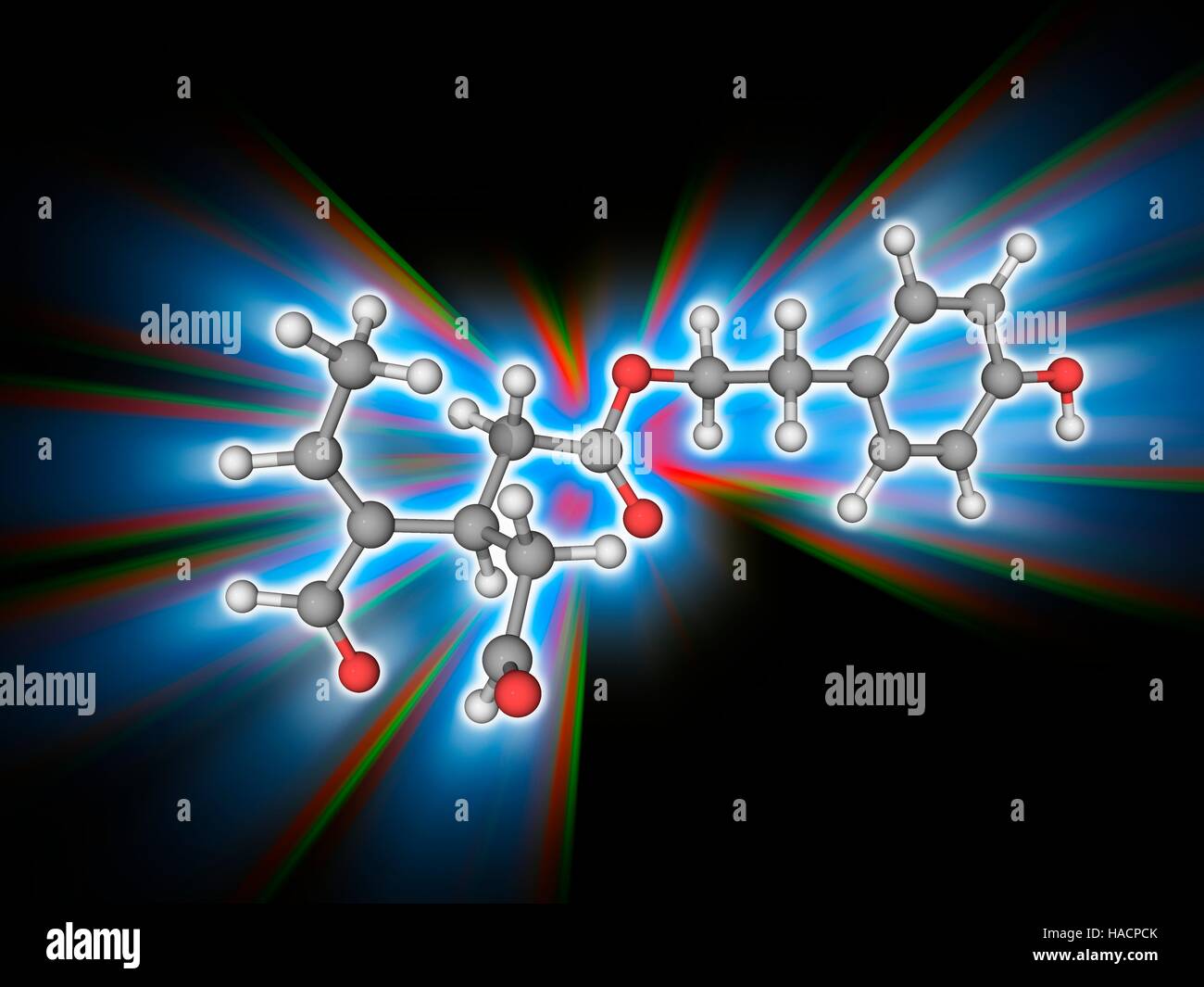 Oleocanthal molecular hi-res stock photography and images - Alamy