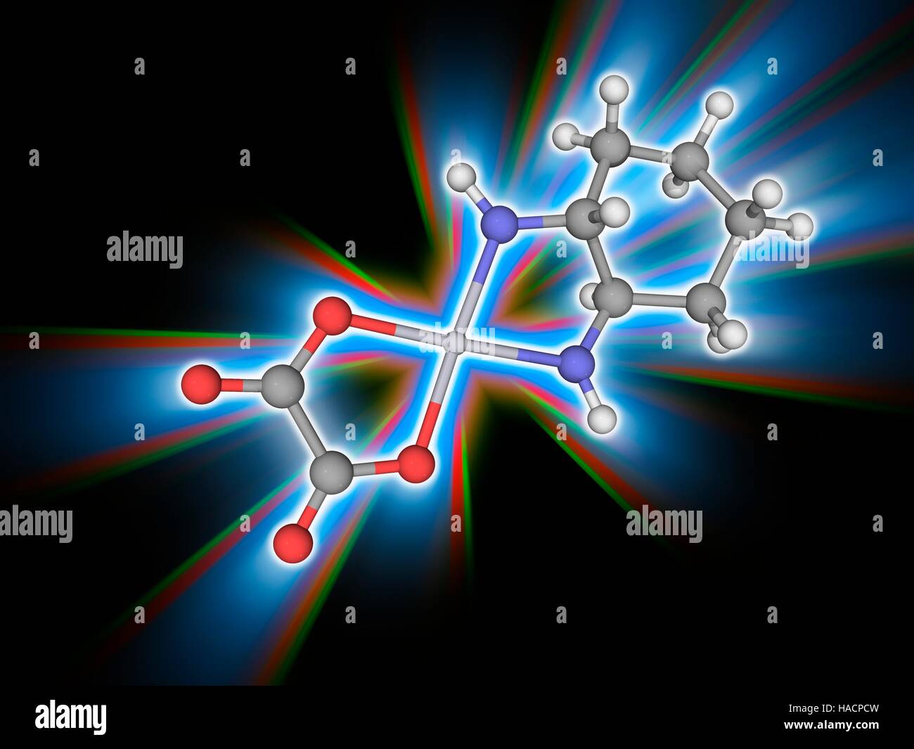 Oxaliplatin drug molecule hi-res stock photography and images - Alamy
