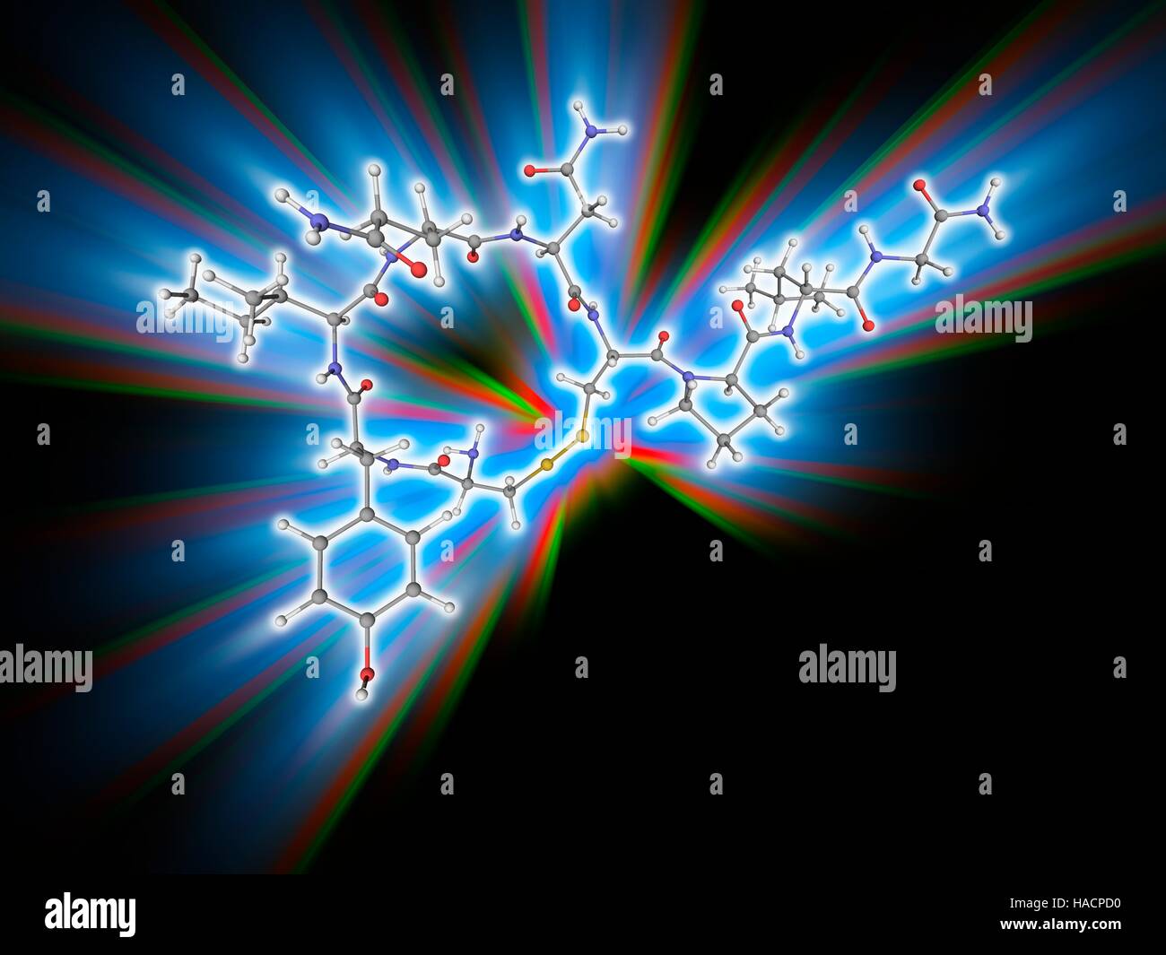 Oxytocin structure hi-res stock photography and images - Alamy