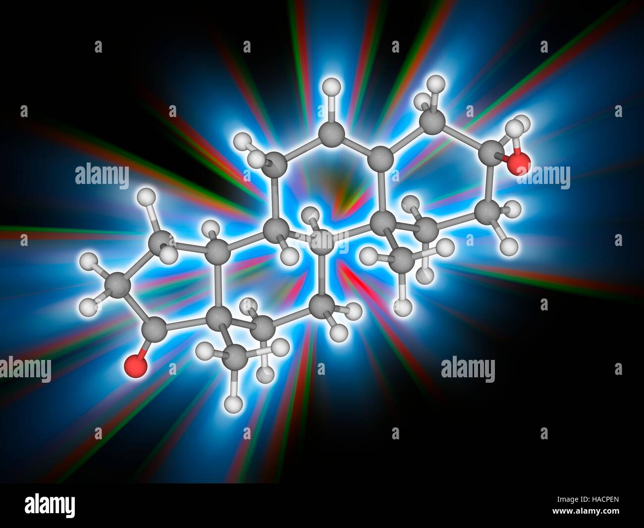 Prasterone molecular hi-res stock photography and images - Alamy