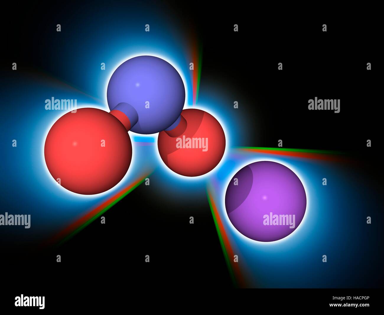 Sodium nitrite chemical structure hi-res stock photography and images ...