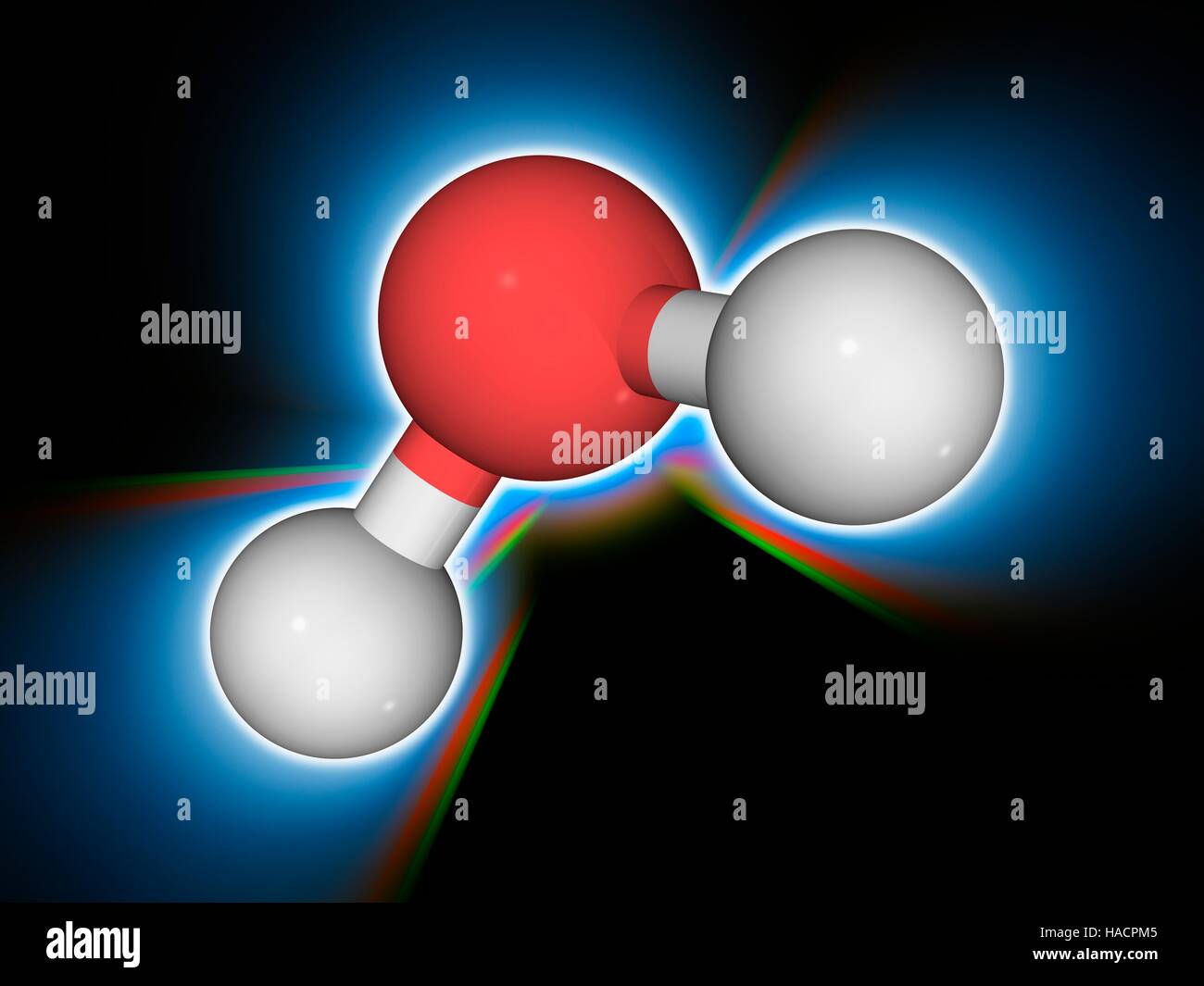H2o molecule model hi-res stock photography and images - Alamy