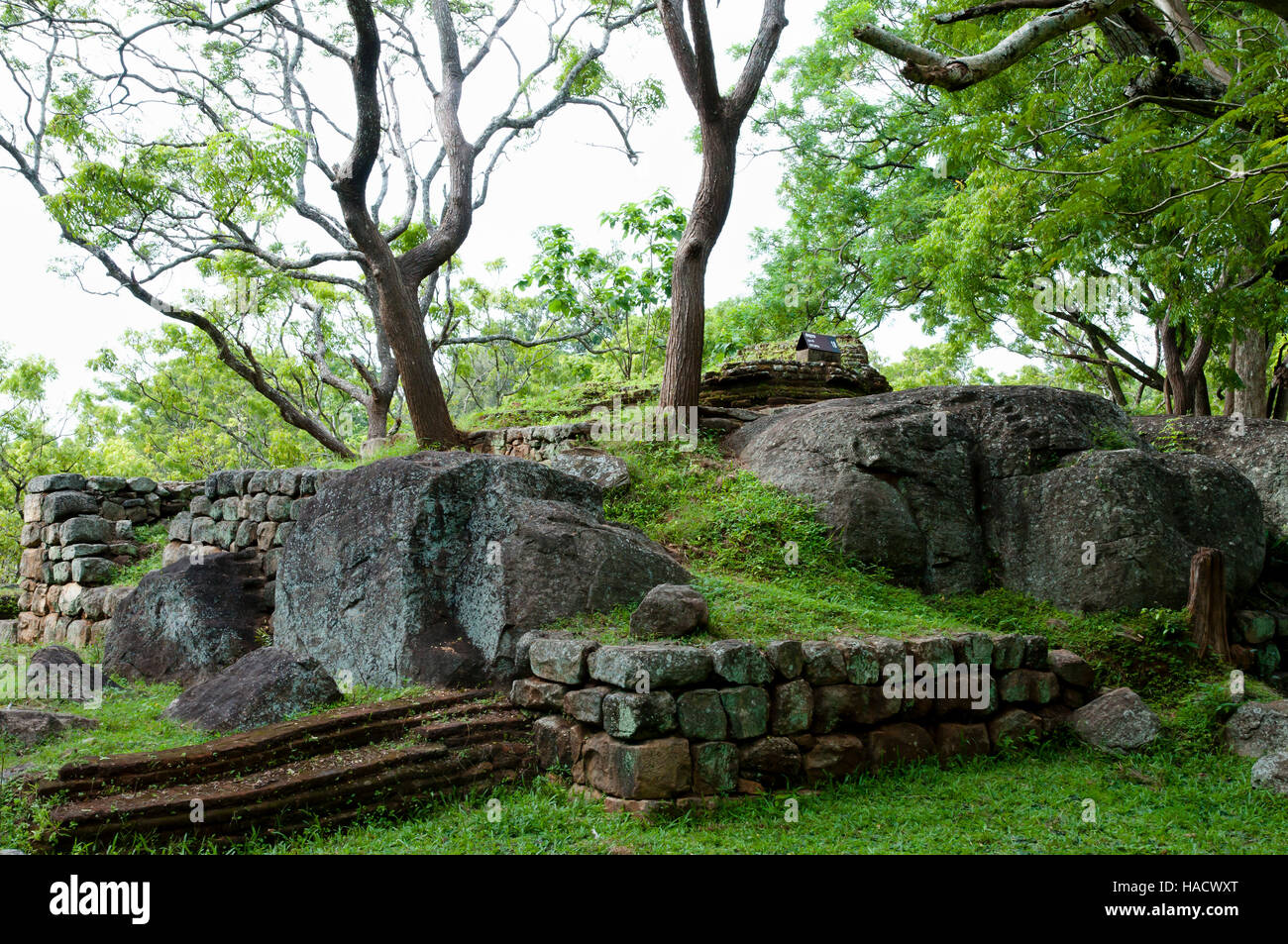 Sigiriya Boulder Garden - Sri Lanka Stock Photo - Alamy