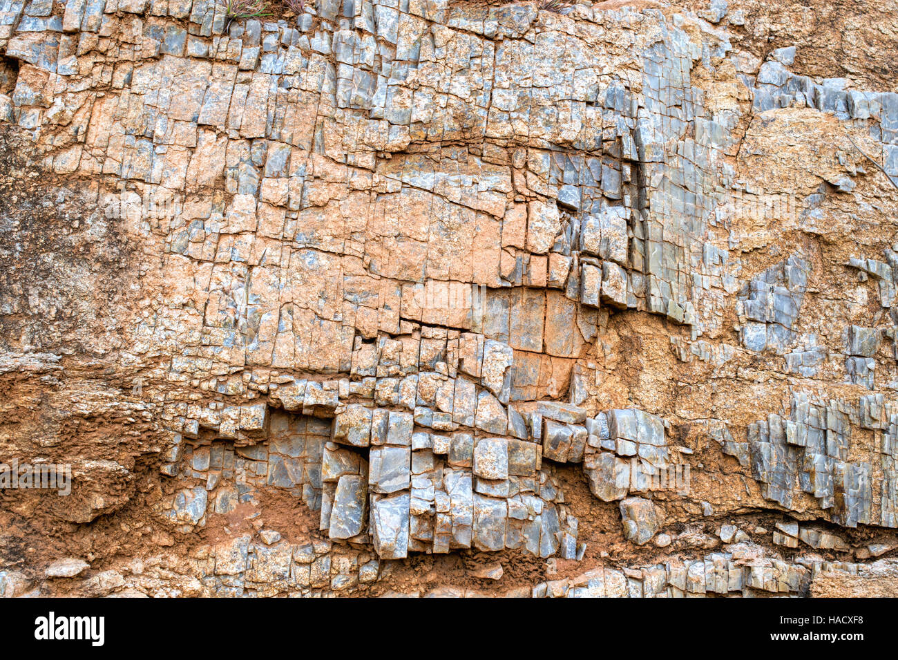 Rock texture in the Indian countryside. India Stock Photo - Alamy