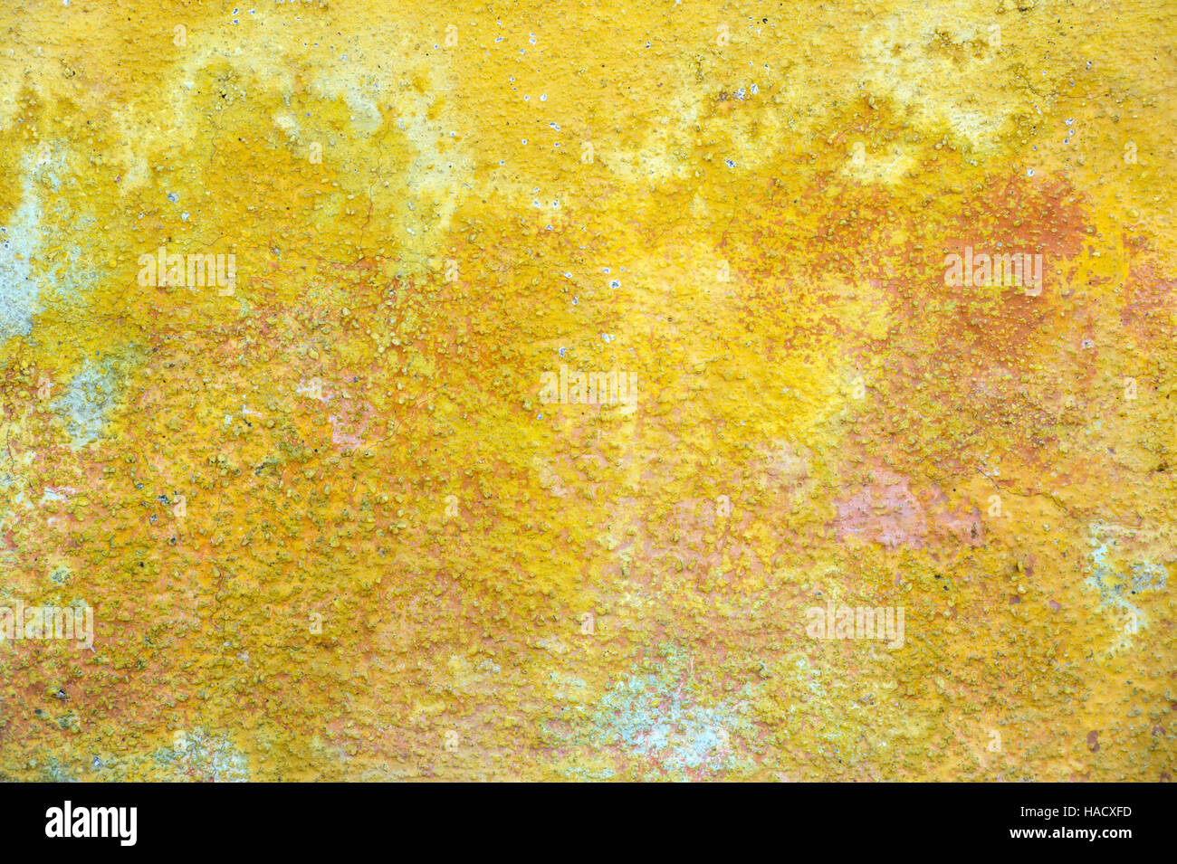 Yellow textured painted wall in India Stock Photo - Alamy