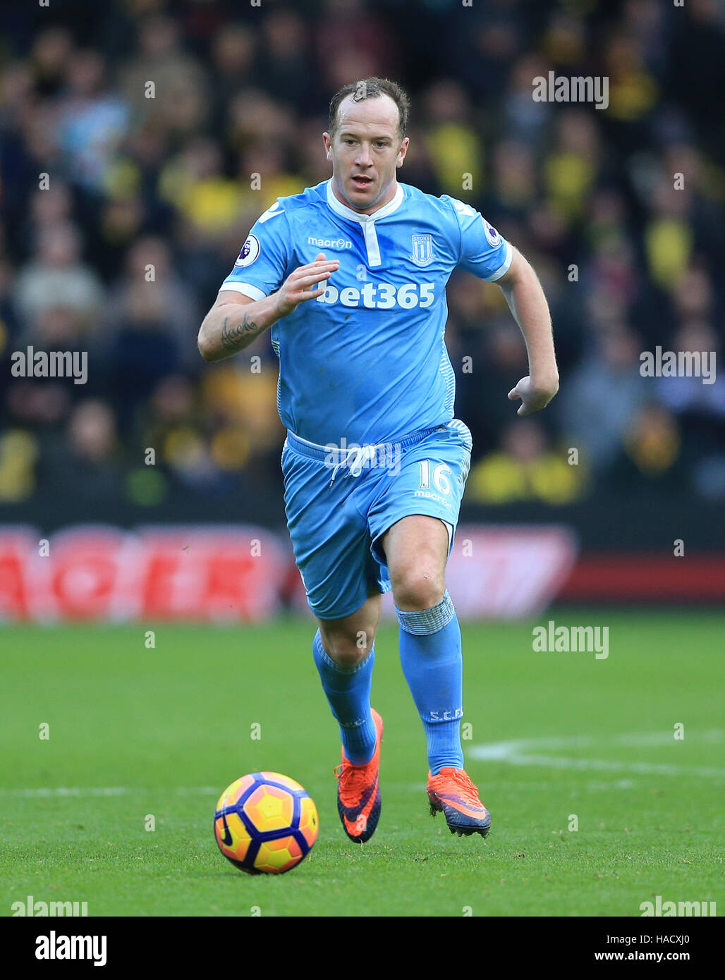 Stoke City's Charlie Adam Stock Photo - Alamy