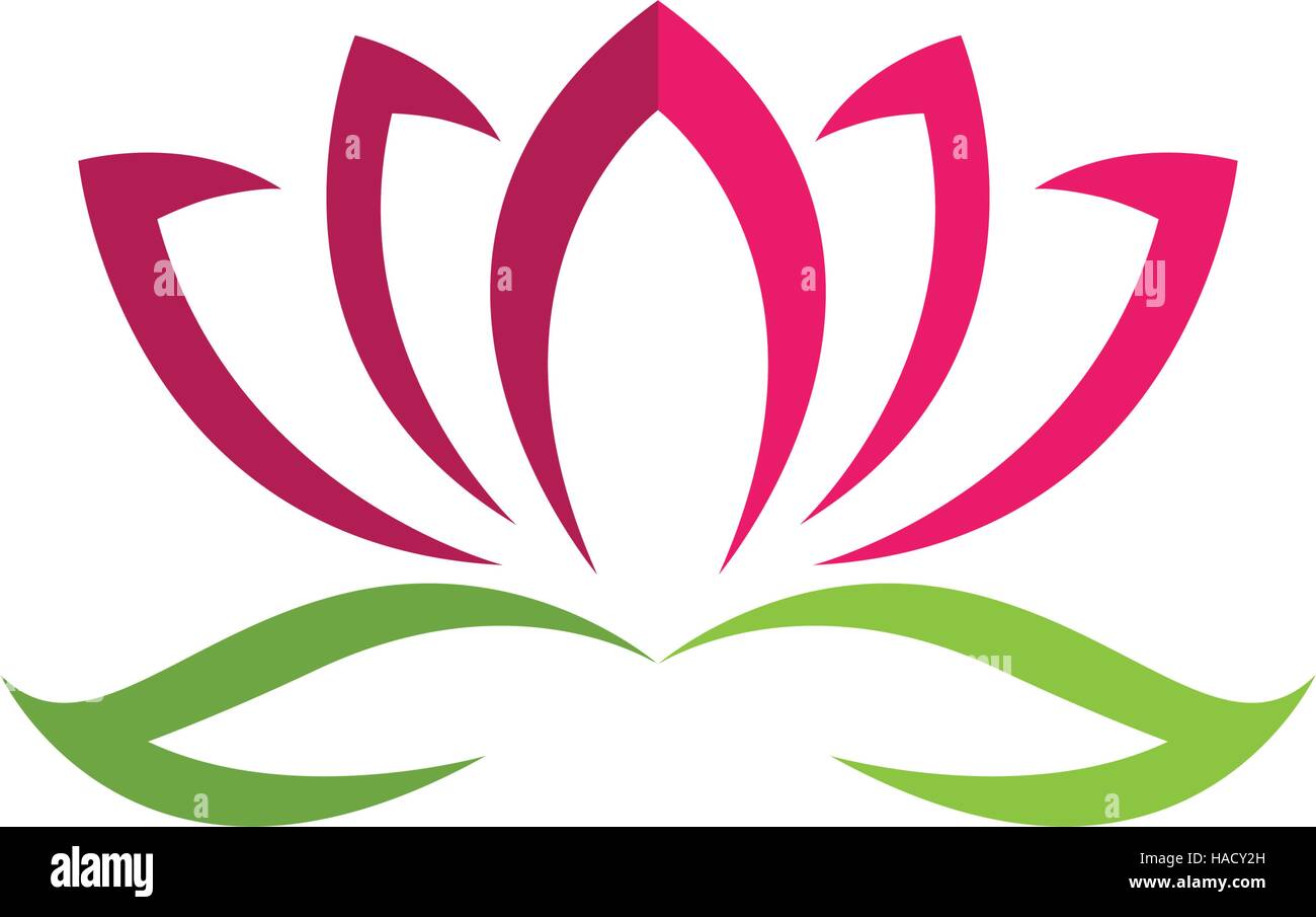 Stylized lotus flower icon vector background Stock Vector Image & Art - Alamy