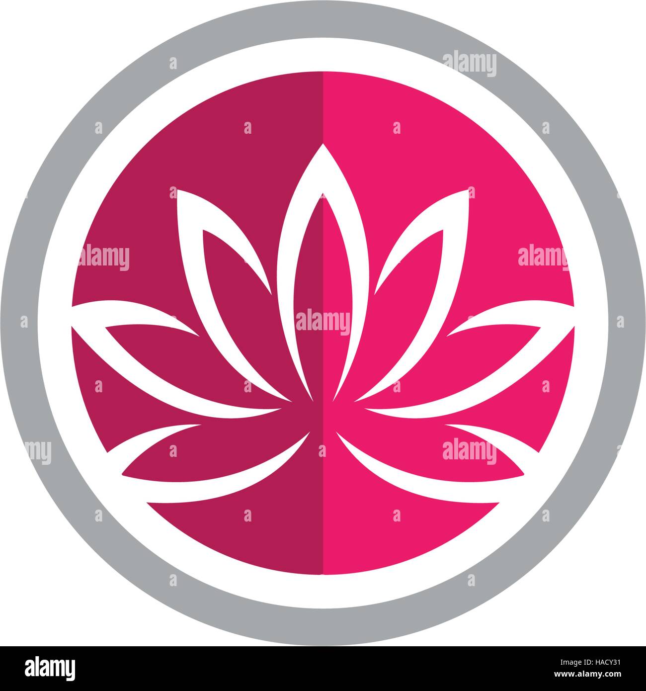 Stylized lotus flower icon vector background Stock Vector Image & Art ...