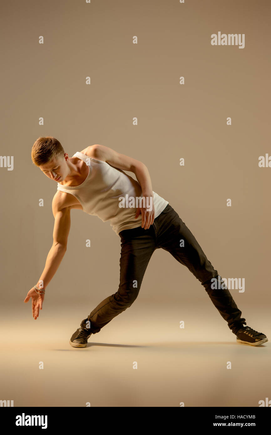 The women dancing hip hop choreography Stock Photo - Alamy