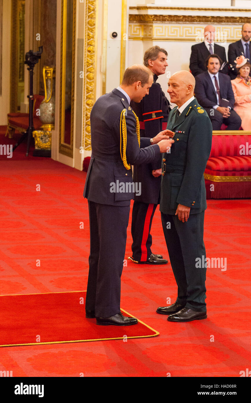 Mr. Alan Baranowski from Matlock is decorated with the Queen's ...