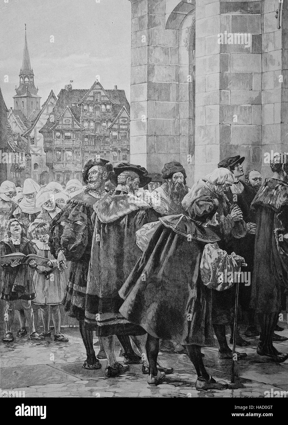 Protestant woodcut hi-res stock photography and images - Alamy