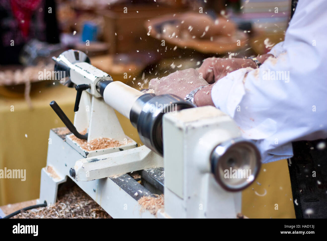 Wood lathe hi-res stock photography and images - Alamy