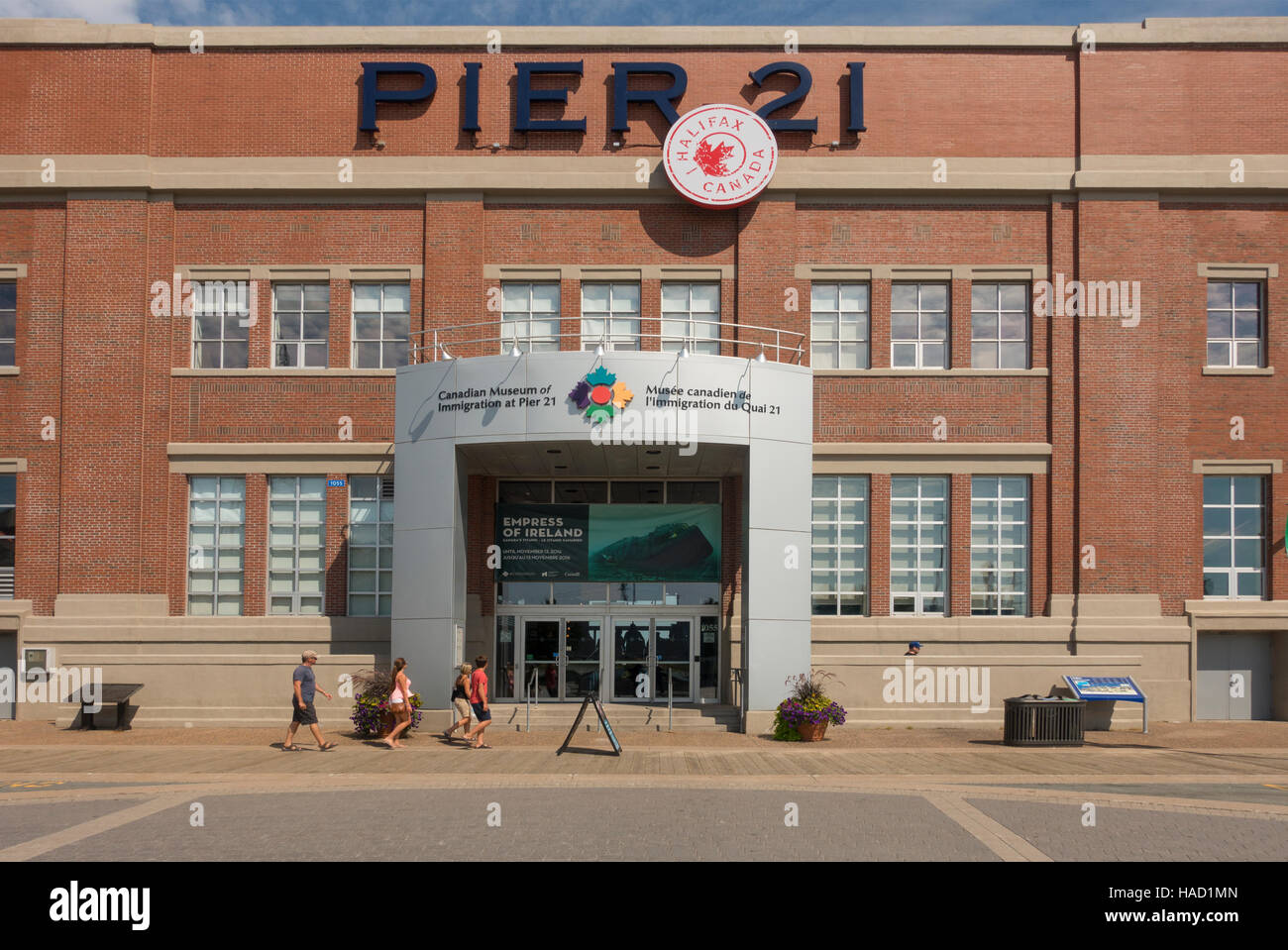 Canadian Museum of Immigration at Pier 21 Halifax Nova Scotia Stock ...