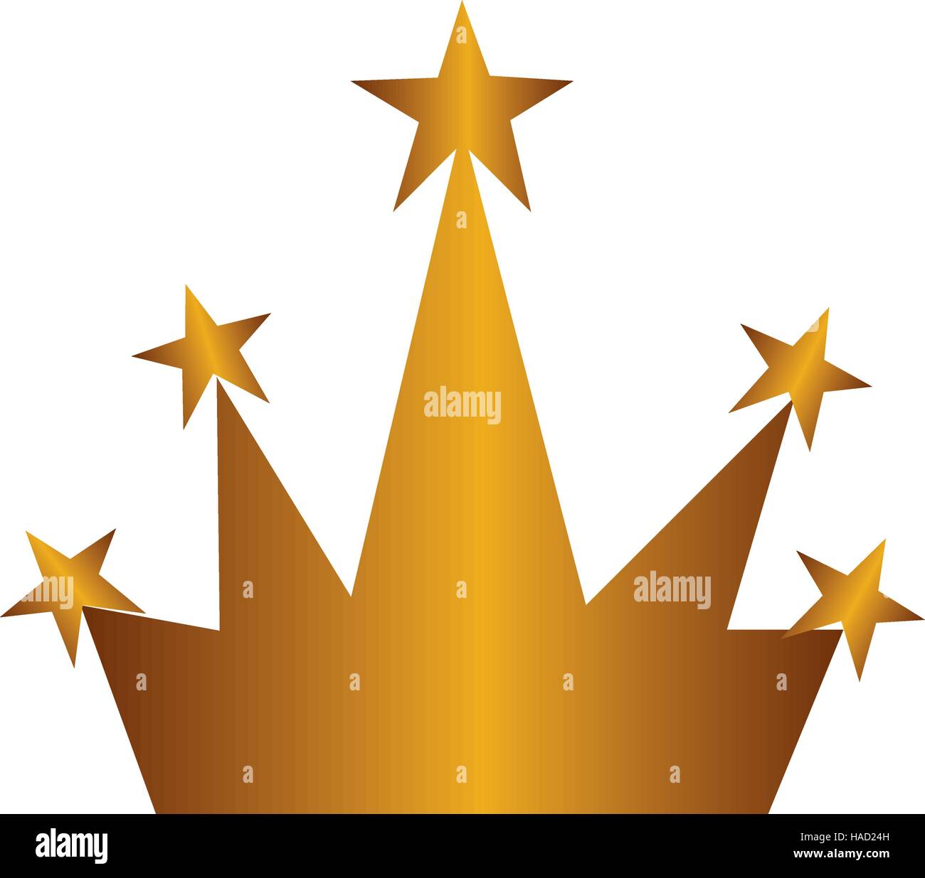 golden crown isolated icon vector illustration design Stock Vector ...