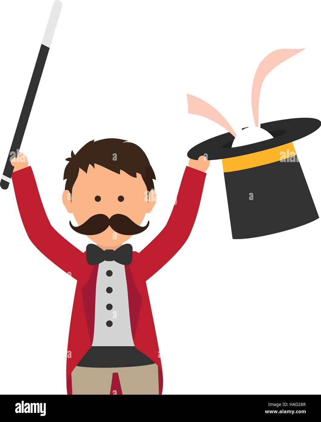 Magician circus cartoon Stock Vector Image & Art - Alamy