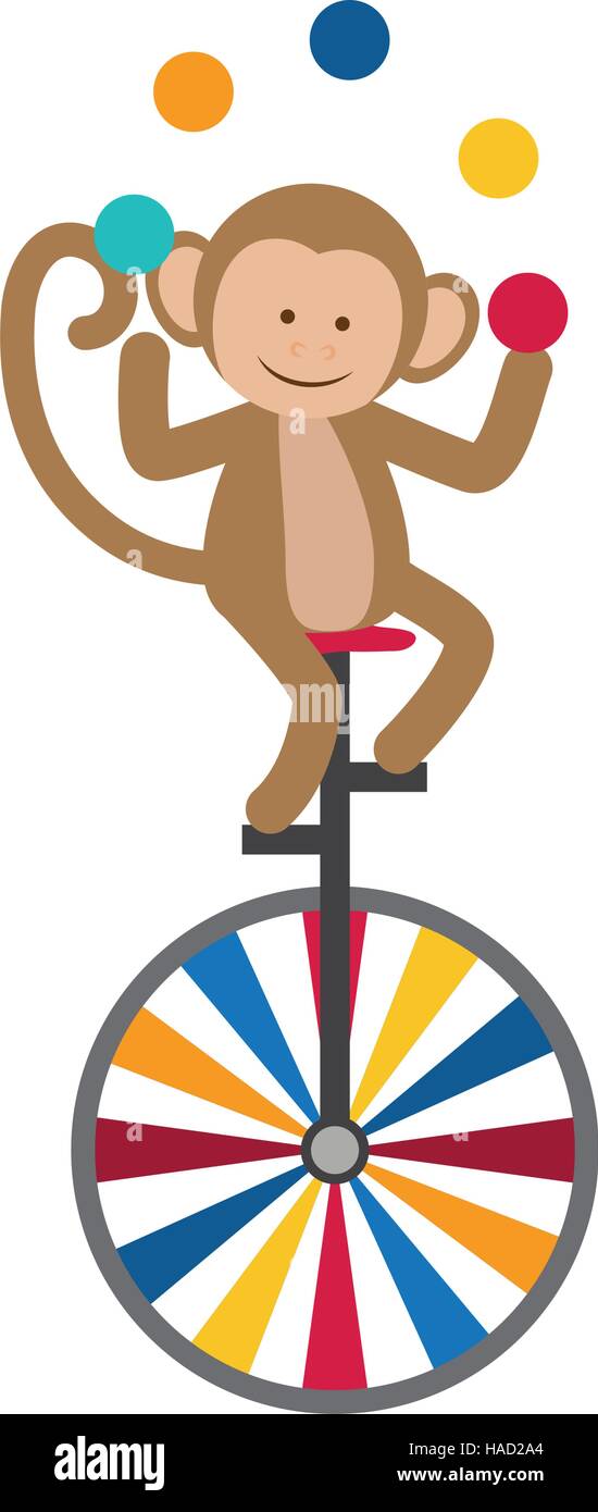 monkey juggling cartoon Stock Vector Image & Art - Alamy