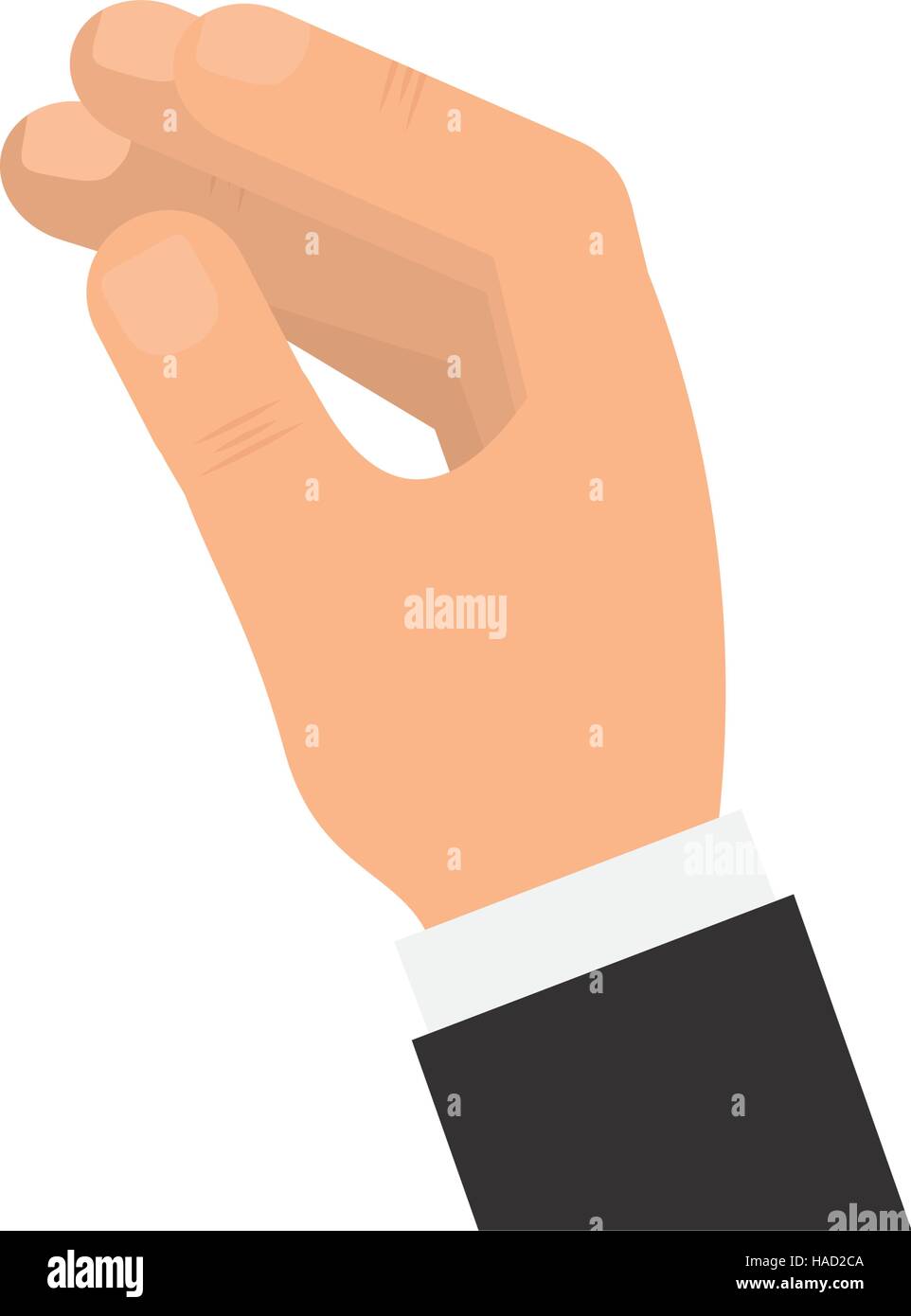 Human hand silhouette Stock Vector Image & Art - Alamy