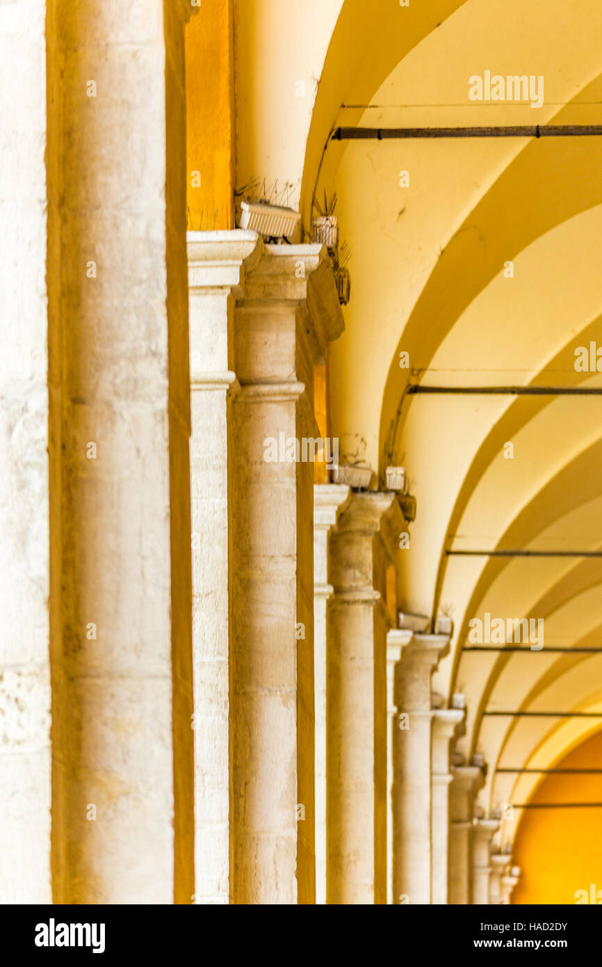 porch with columns and arches Stock Photo - Alamy