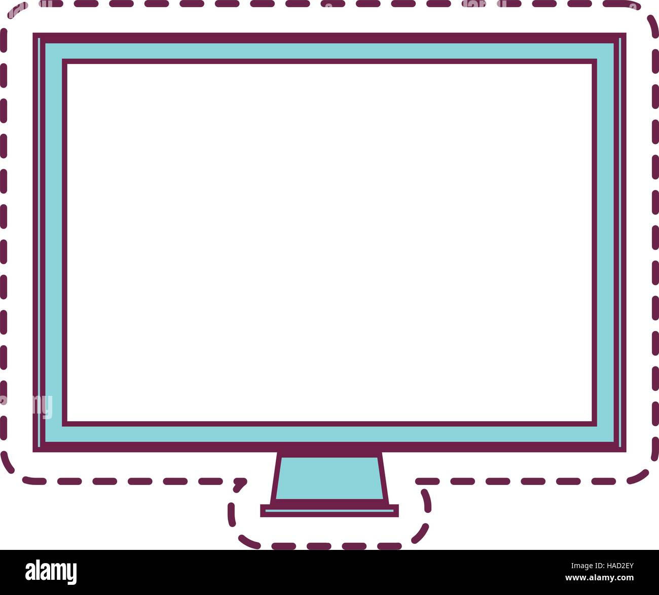 monitor desktop computer icon vector illustration design Stock Vector Image & Art - Alamy