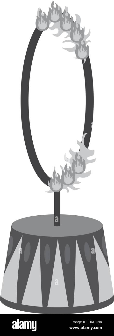 Circus fire hoop Stock Vector Image & Art - Alamy