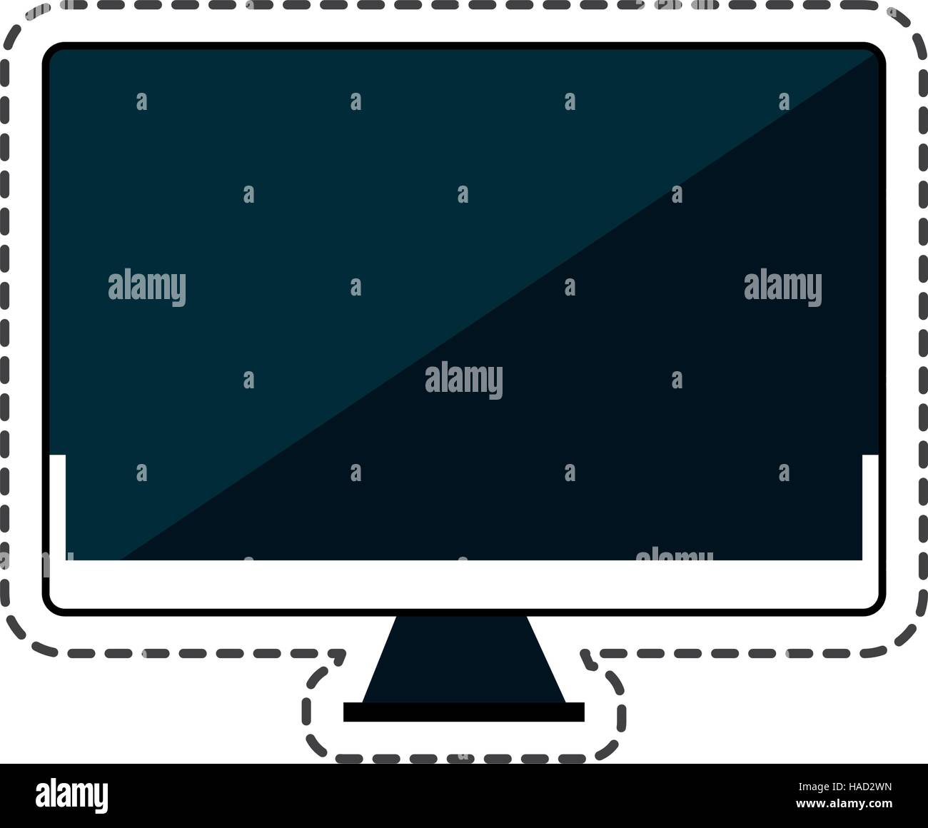 monitor desktop computer icon vector illustration design Stock Vector Image & Art - Alamy