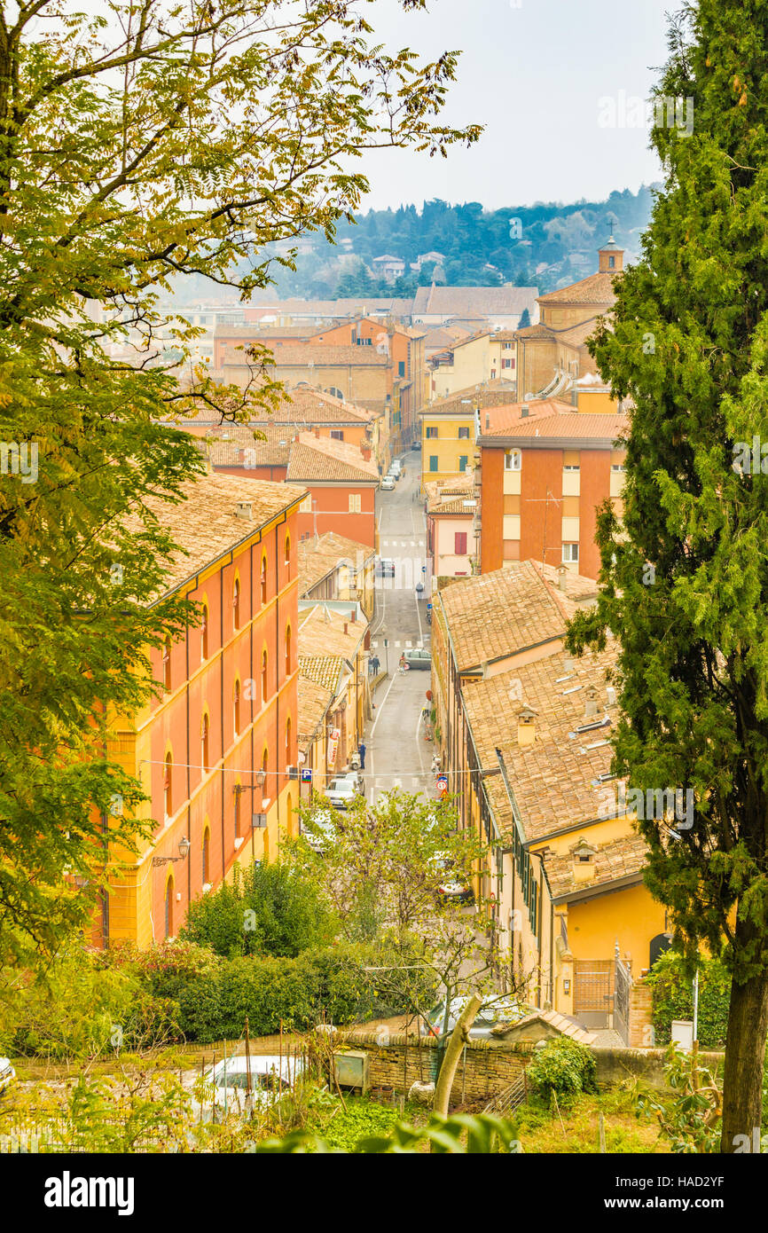 colorful houses of Italian town Stock Photo - Alamy