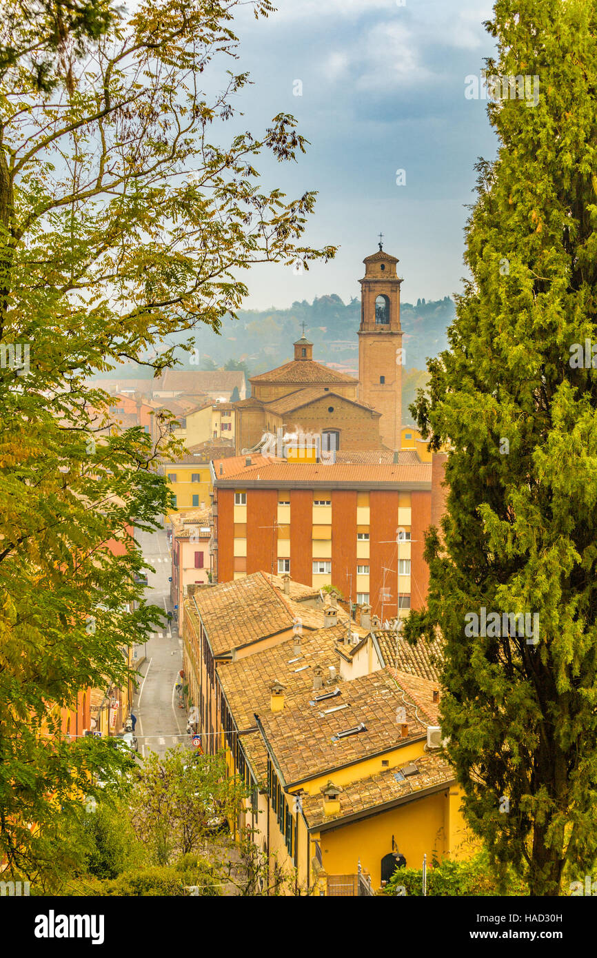 colorful houses of Italian town Stock Photo - Alamy