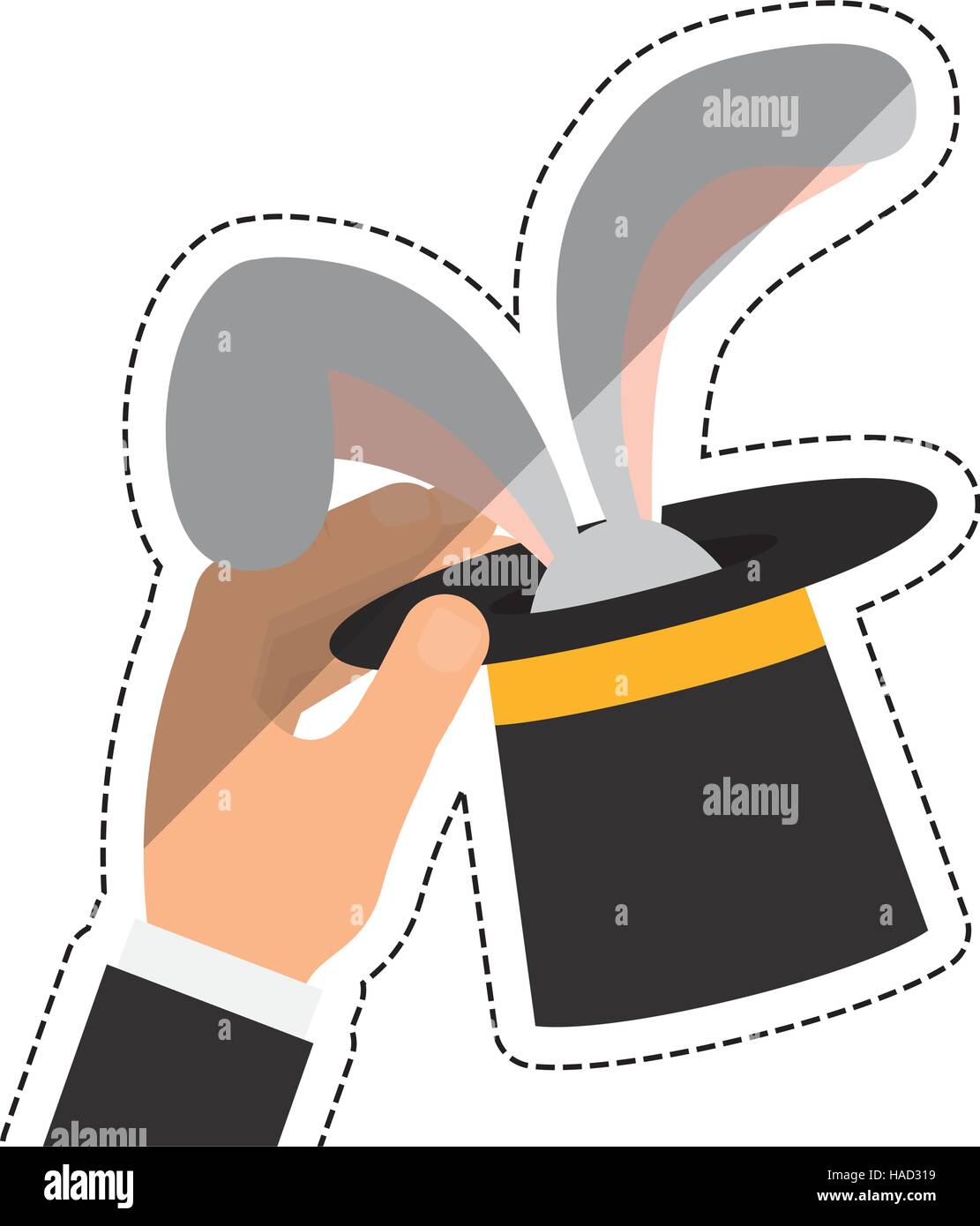 isolated magician hat Stock Vector Image & Art - Alamy