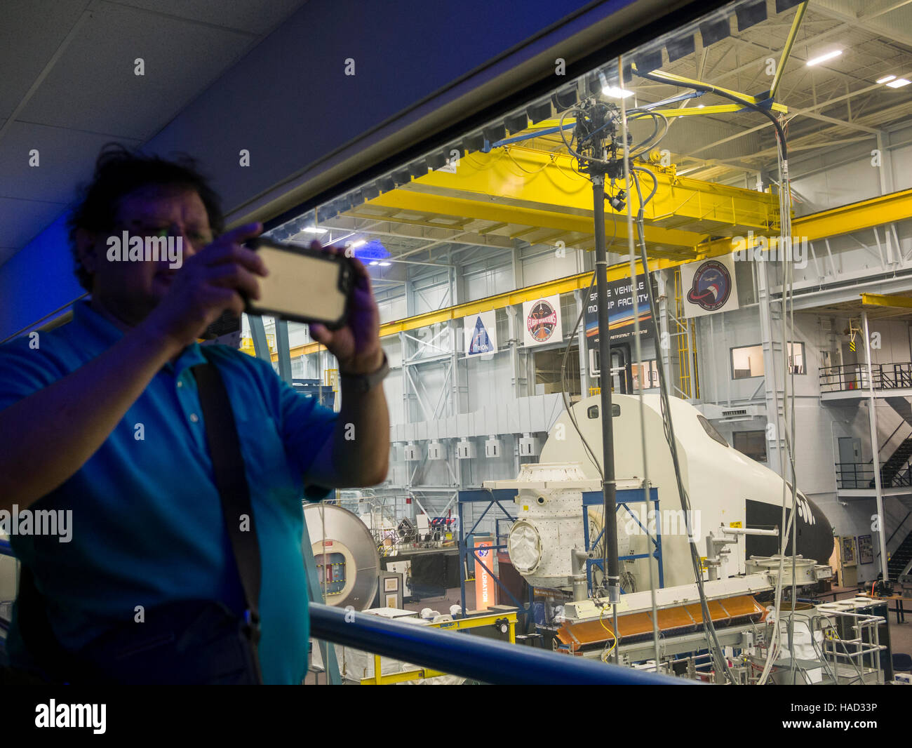 Tourists visiting The Lyndon B. Johnson Space Center (JSC) is the ...