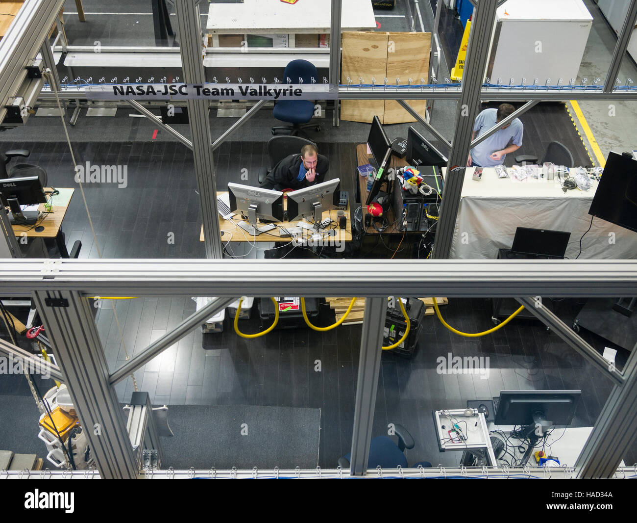 Tourists visiting The Lyndon B. Johnson Space Center (JSC) is the ...