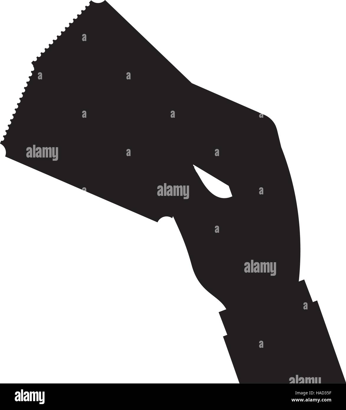 Human hand silhouette Stock Vector Image & Art - Alamy