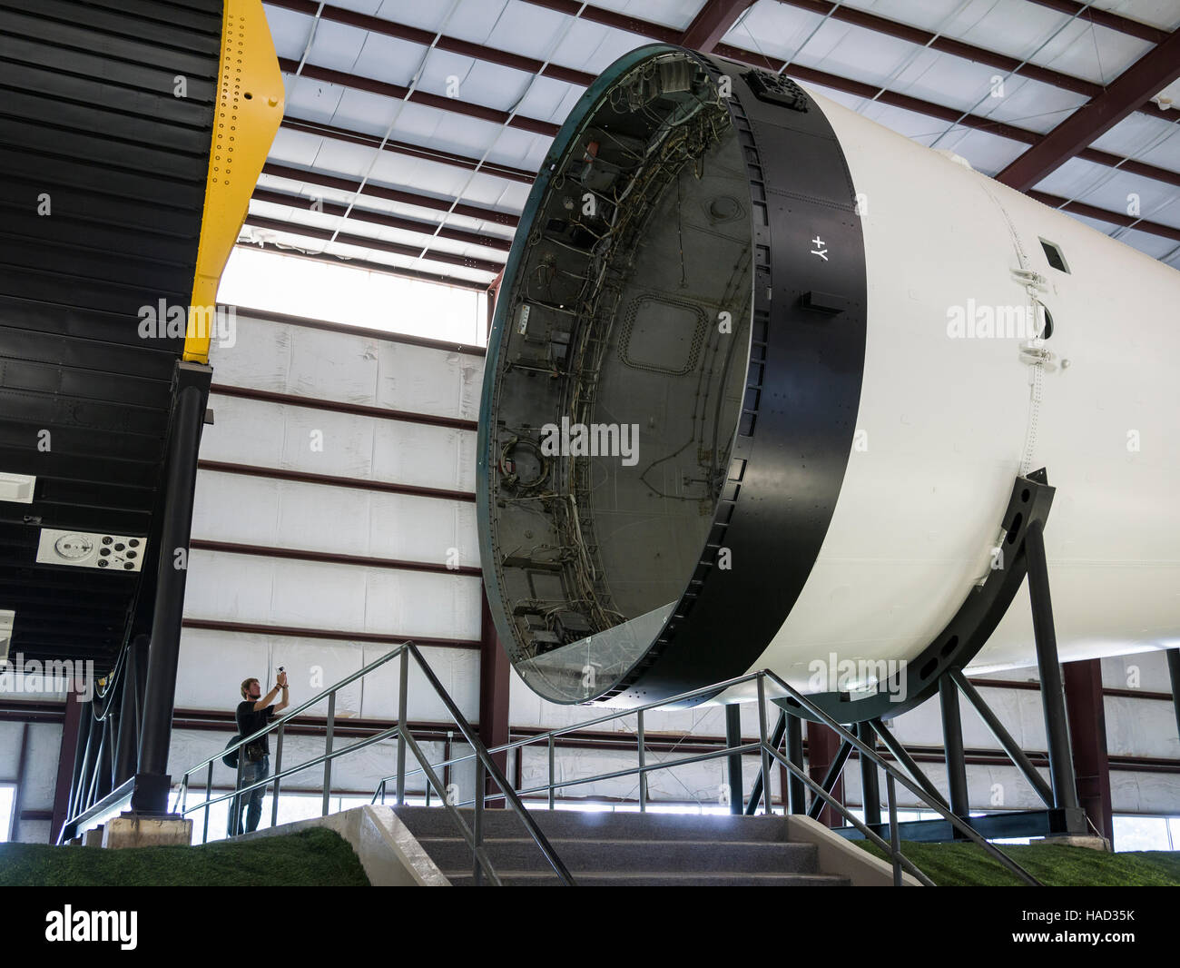 Tourists visiting The Lyndon B. Johnson Space Center (JSC) is the ...