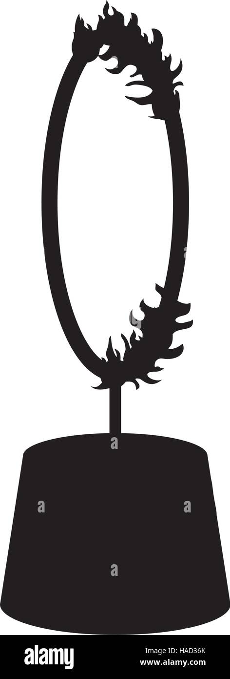 Circus fire hoop Stock Vector Image & Art - Alamy