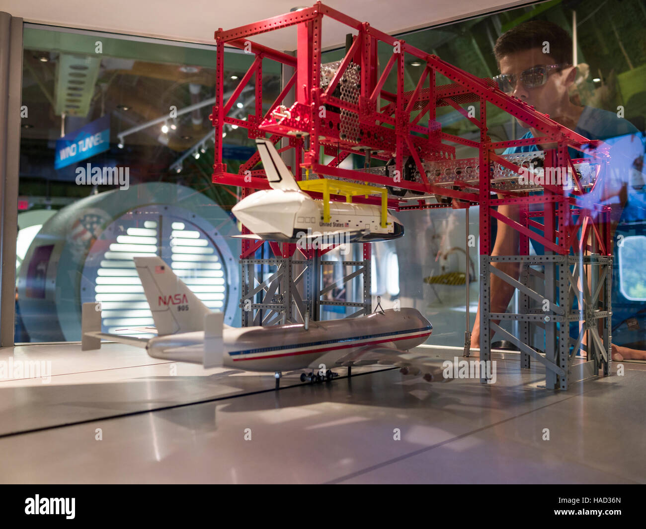 Tourists visiting The Lyndon B. Johnson Space Center (JSC) is the ...
