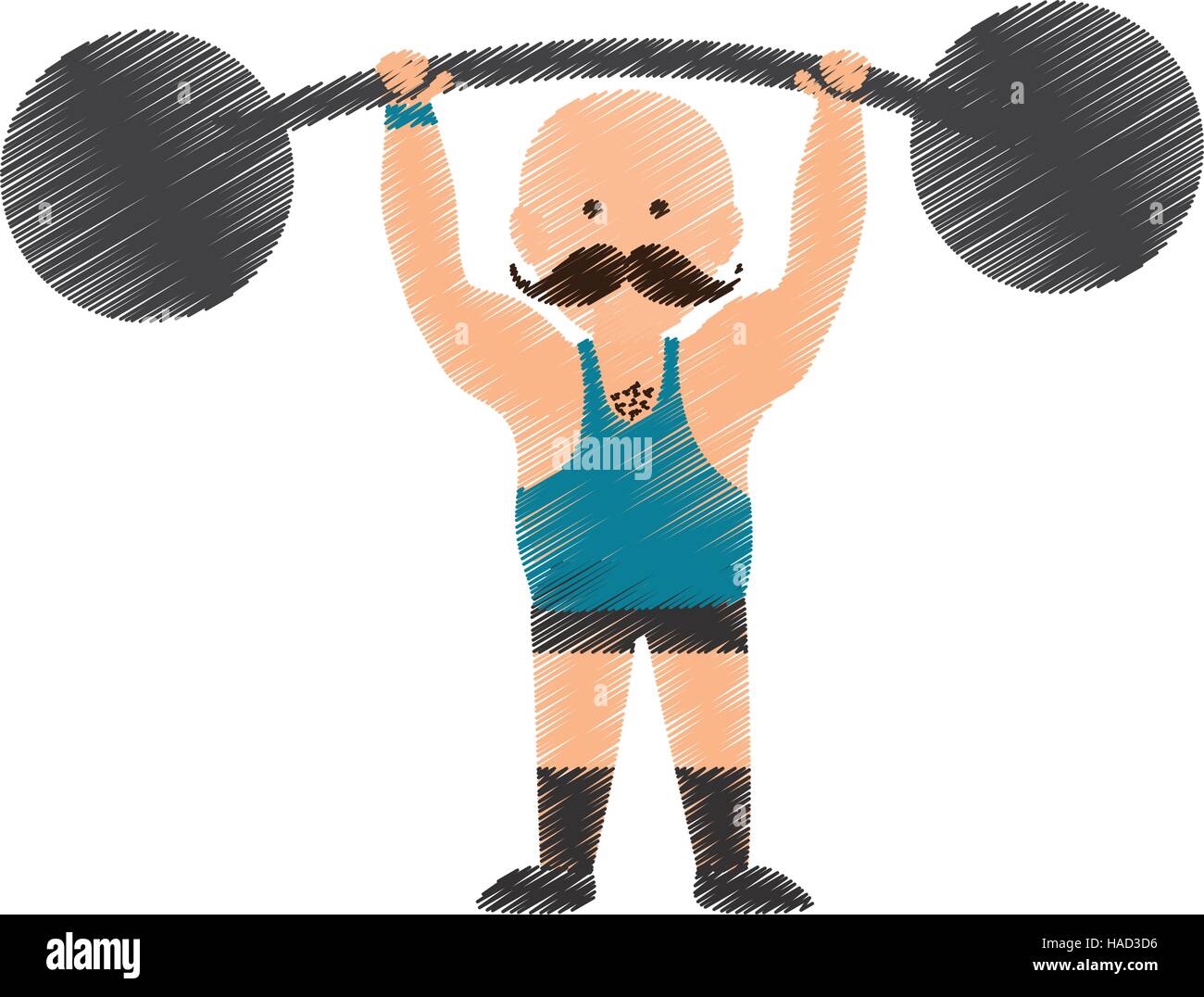 Strongman circus cartoon Stock Vector Image & Art - Alamy
