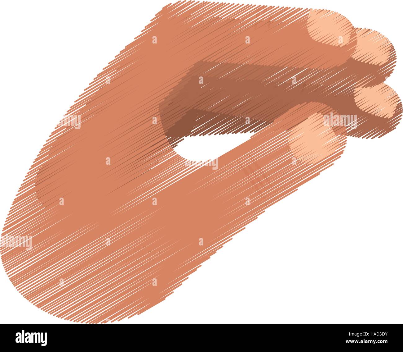 Human hand silhouette Stock Vector Image & Art - Alamy