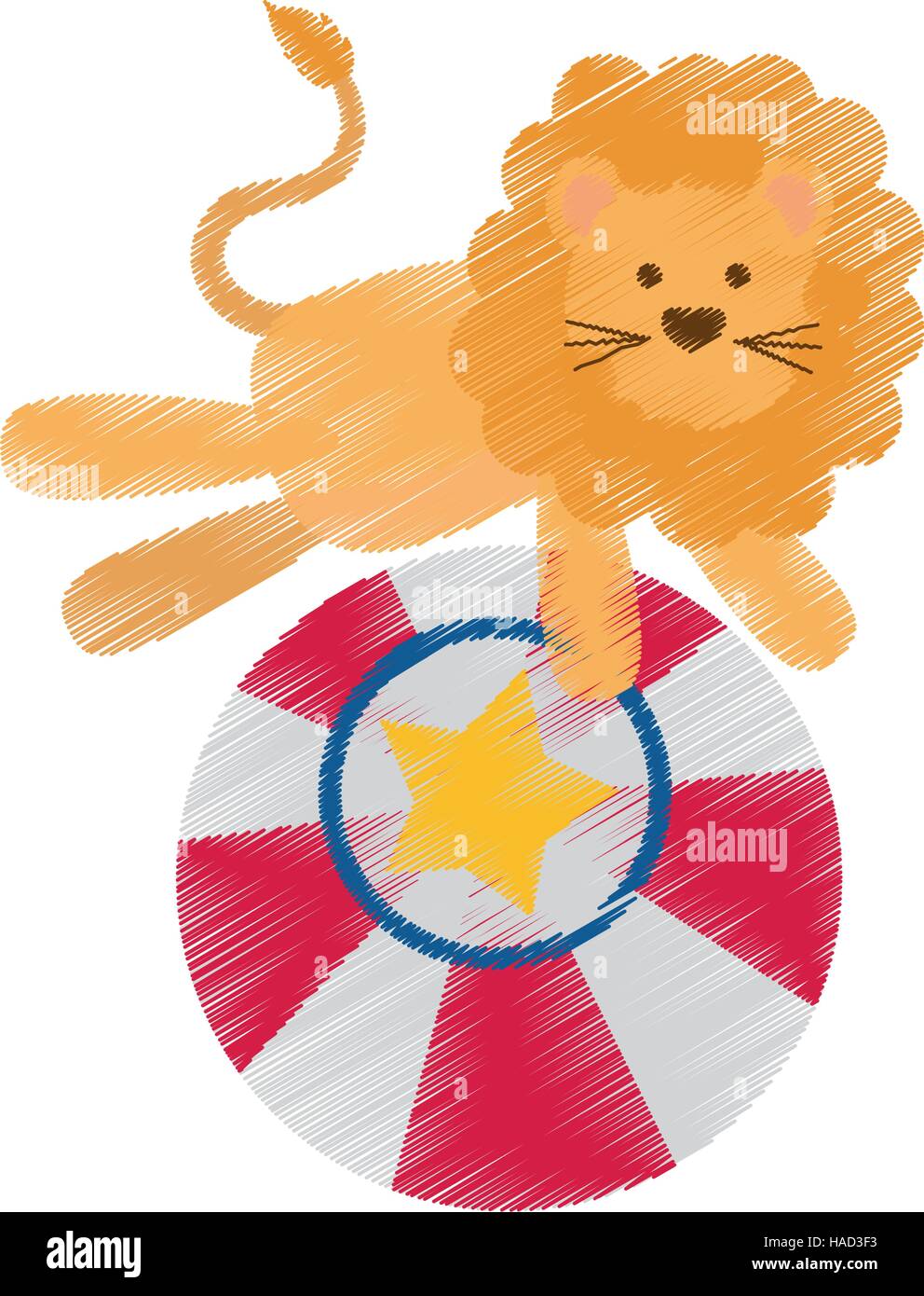 Circus lion cartoon Stock Vector Image & Art - Alamy